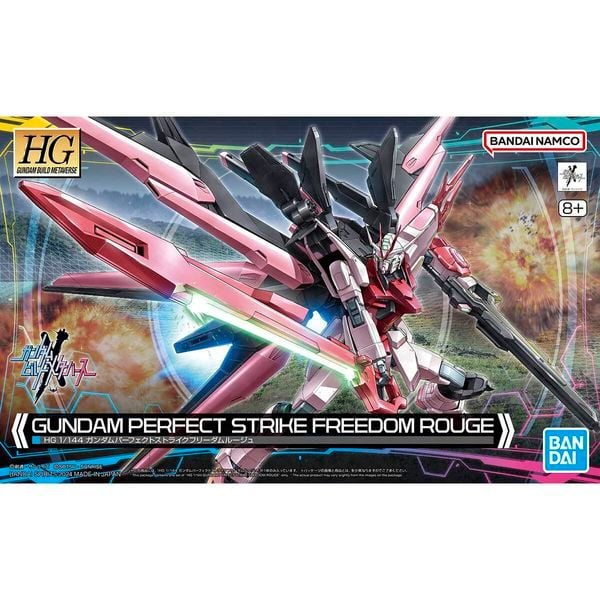 Gundam Perfect Strike Freedom Rouge HG 1/144 Gundam Build Metaverse ...