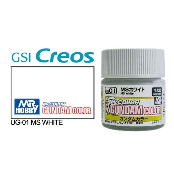 Sơn mô hình Mr.COLOR Gundam Color UG01 - MS White chính hãng – nShop ...