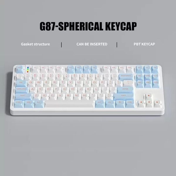 Bàn phím cơ có dây Zifriend G87 Hotswap Trắng Xanh Biển – nShop - Game & Hobby
