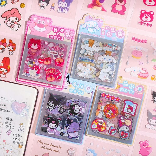 Hình Dán Sticker Chống Nước Sanrio Kuromi Style Instagram Nshop