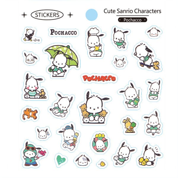 Hình dán Sticker Cute Sanrio Family Characters trang trí sổ – nShop ...