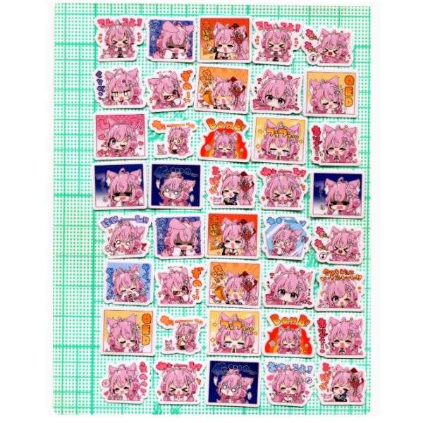Phụ kiện hình dán sticker emoji biểu cảm Vtuber Hololive – nShop - Game ...