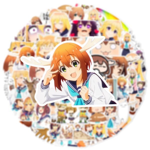 Hình dán sticker Shikanoko Nokonoko Koshitantan 50 cái – nShop - Game ...