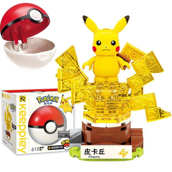 Đồ chơi lắp ráp xếp hình Pokemon Mini Pikachu Keeppley B0101 – nShop ...
