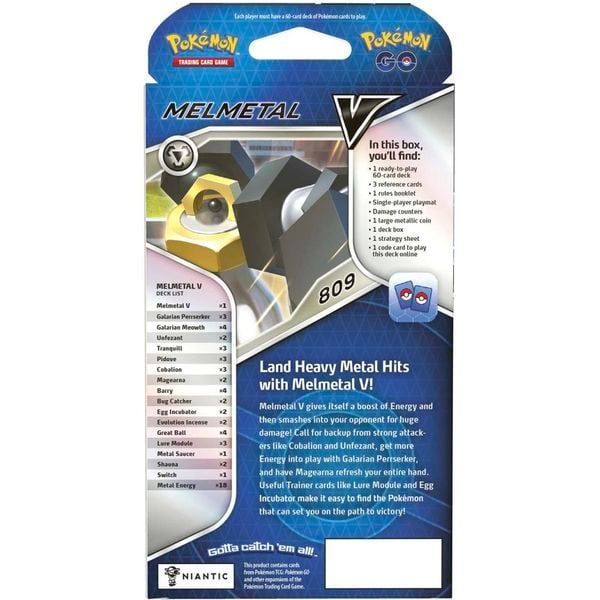 Thẻ bài Pokemon TCG Pokemon GO Melmetal V Battle Deck – nShop - Game ...
