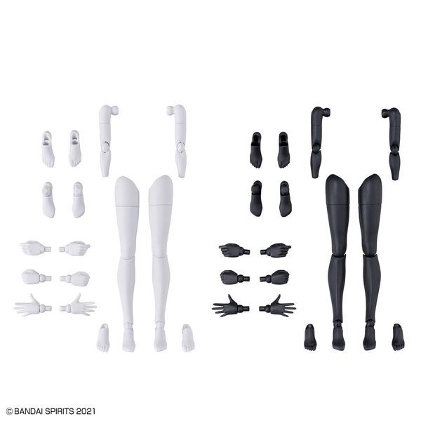 Option Body Parts Arm Parts & Leg Parts White / Black 30MS – nShop ...