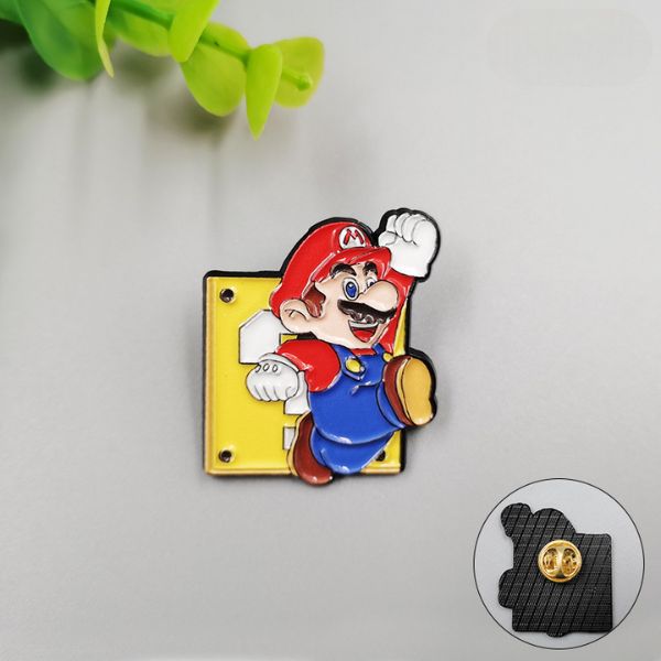 Pin cài kim loại Manga Anime Mario Bros. Jump Question Block – nShop ...