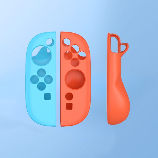 Case Silicone Grip Joy-con Nintendo Switch 2 - Orange Blue IINE L1087 ...