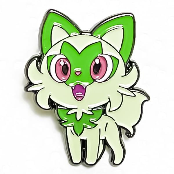 Huy hiệu pin kim loại Pokemon Sprigatito phụ kiện trang trí – nShop ...