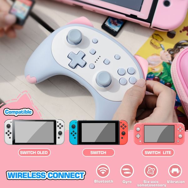 Tay Cầm Chơi Game Mini Cat Controller Nintendo Switch IINE – nShop ...