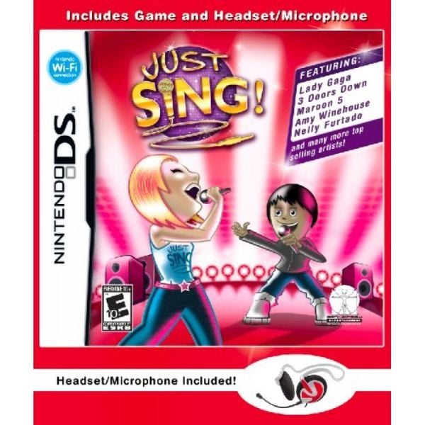 JUST SING! (W/ MICROPHONE) (DS) | Nintendo DS - NShop – nShop - Game ...