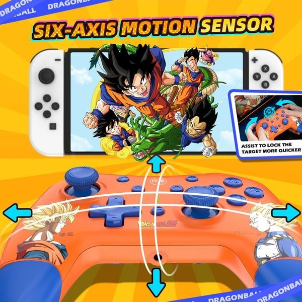 Pro Controller Wake Up Nintendo Switch Dragon Ball IINE New Ver ...