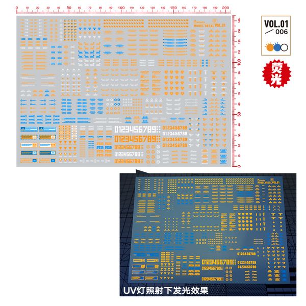 Decal nước dán mô hình Hobby Mio VOL1 – nShop - Game & Hobby