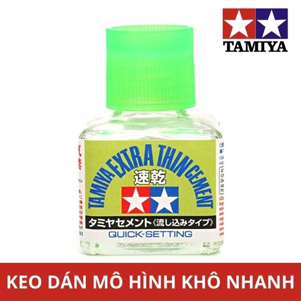 Tamiya Extra Thin Cement Quick Setting Keo dán Gundam khô nhanh – nShop ...
