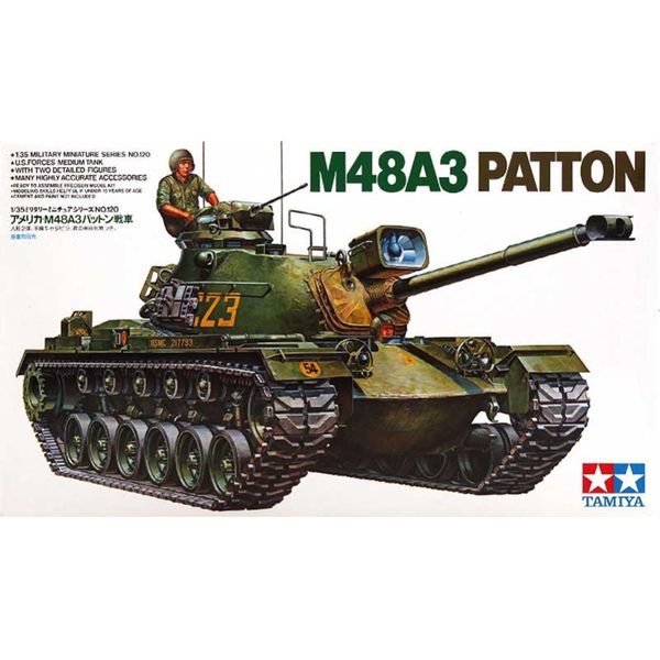 Mô hình quân sự U.S. M48A3 Patton 1/35 Tamiya 35120 – nShop - Game & Hobby