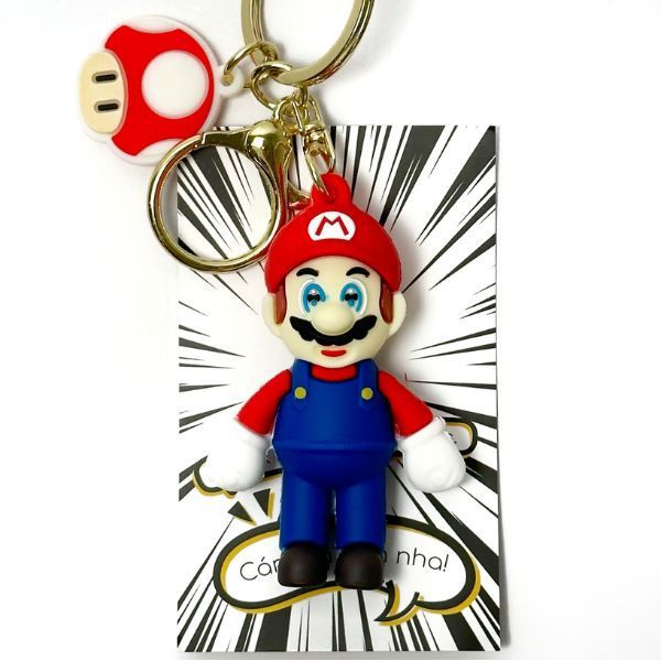 Phụ kiện Móc khóa figure Mario nấm đỏ treo balo, chìa khóa – nShop ...