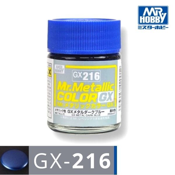 Sơn mô hình Mr.Metallic Color GX216 Metal Dark Blue kim loiạ – nShop ...
