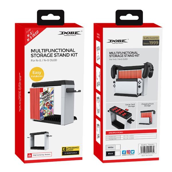 Kệ đa năng Nintendo Switch OLED gắn dock, đựng game, treo tay cầm ...
