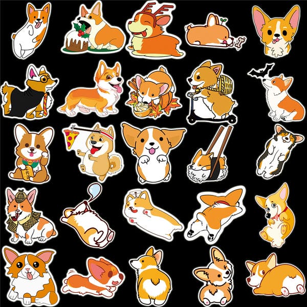 Hình dán sticker những người bạn thú cưng tổng hợp 50 cái V3 – nShop ...