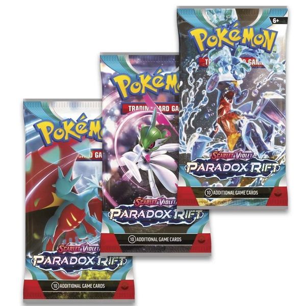 TCG Scarlet & Violet Paradox Rift 3 Booster Packs & Cetitan – nShop - Game & Hobby