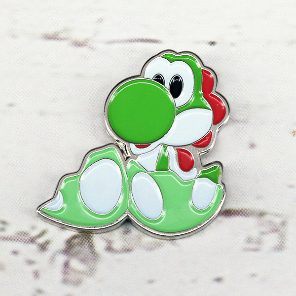Huy hiệu pin kim loại Mario Yoshi nở trứng cài áo balo túi – nShop ...