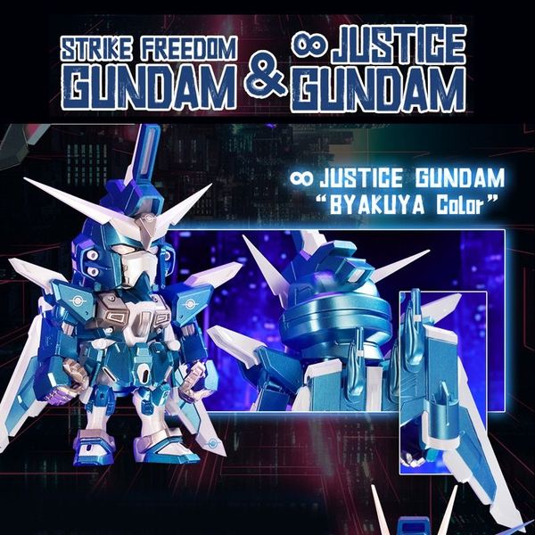 QMSV Mini Strike Freedom Gundam & Infinity Justice Gundam Blind Box ...