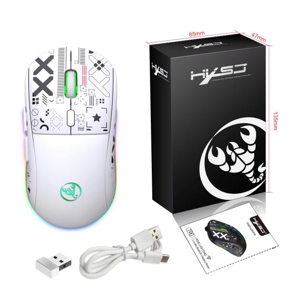 Chuột bluetooth không dây Manthon HXSJ T90 LED RGB 3600 DPI – nShop ...