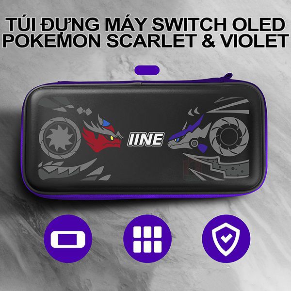 Bóp đựng Nintendo Switch OLED IINE Pokemon Scarlet & Violet – nShop ...