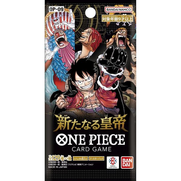 One Piece Cards Bandai ONE PIECE Card Game The Four Emperors OP-09 ...