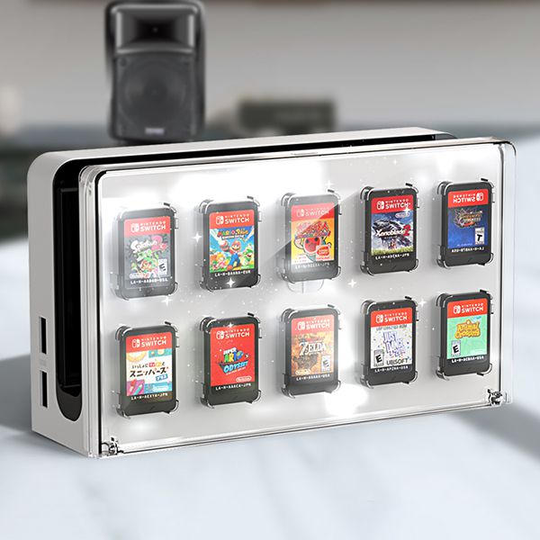 Ốp trong suốt kiêm đựng băng game IINE cho Dock Switch OLED – nShop ...