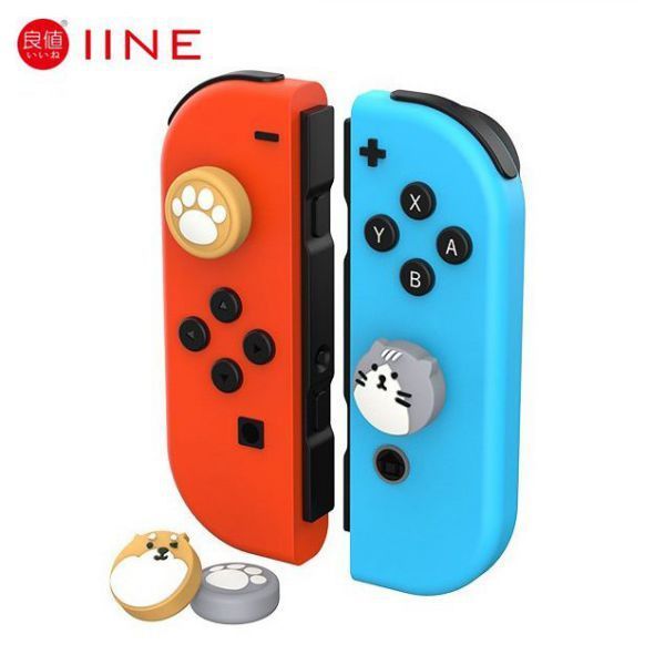 Cover analog Joy-con Nintendo Switch IINE - Shiba Inu & Neko – nShop ...