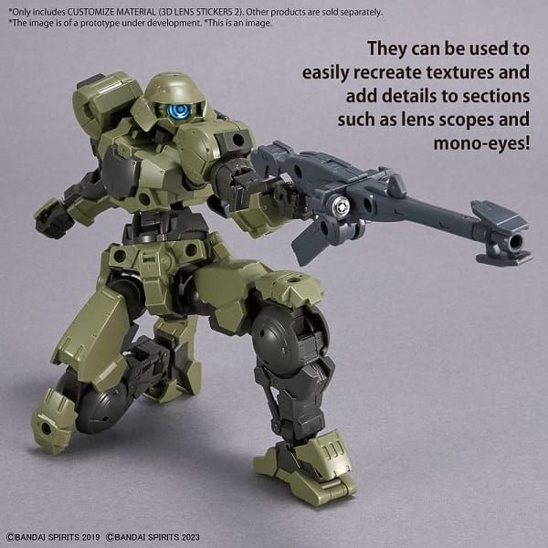 Phụ kiện Customize Material 3D Lens Stickers 2 HG 30MM 30MS – nShop - Game & Hobby