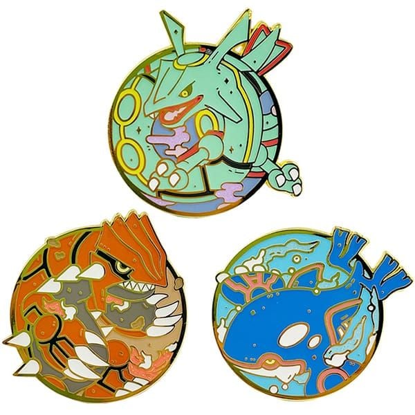Pin cài áo Hoenn Legend Pokemon Kyogre Groudon Rayquaza – nShop - Game ...