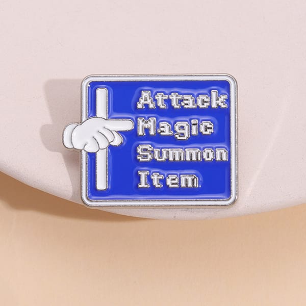 Huy hiệu pin cài áo retro Pixel Final Fantasy Choice Attack – nShop ...