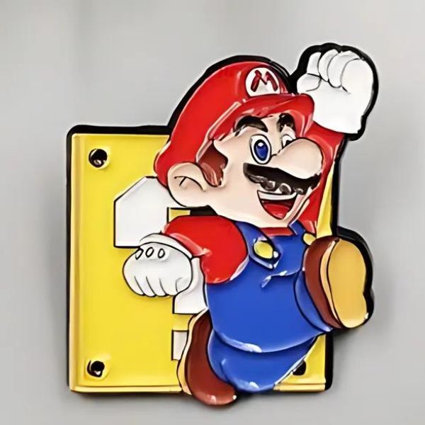 Pin cài kim loại Manga Anime Mario Bros. Jump Question Block – nShop ...
