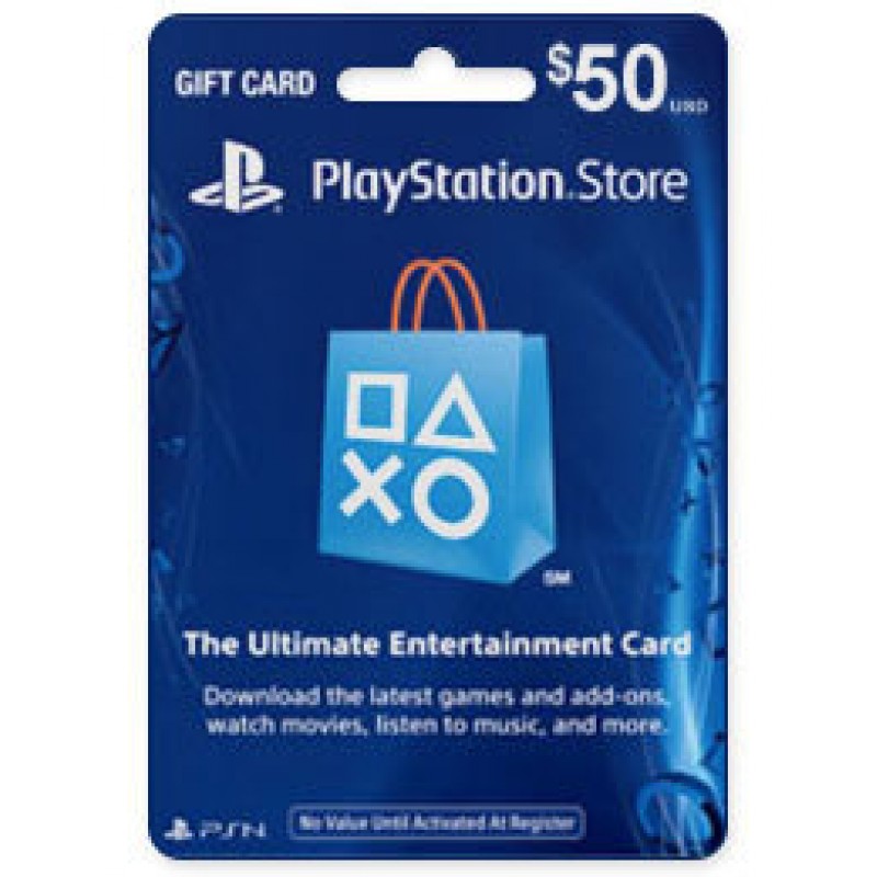 PSN Prepaid Card 50$. Hàng Chính Hãng Sony – nShop - Game & Hobby