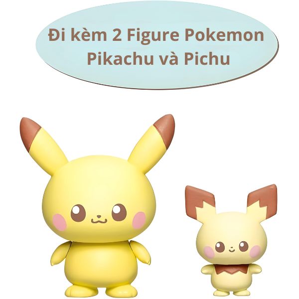 Mô hình Pokemon Pokepeace House Living Room Pikachu & Pichu – nShop ...