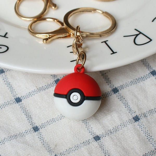 Móc khóa cao su hình quả bóng PokeBall Pokemon treo túi balo – nShop ...