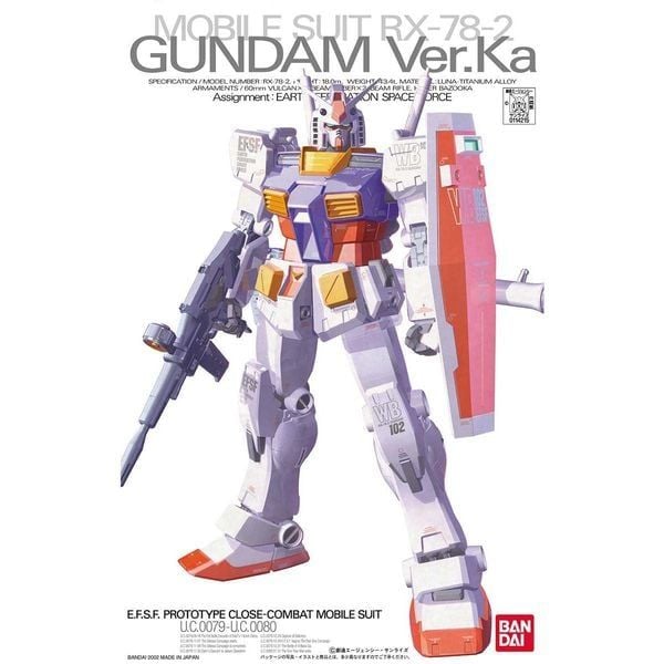 Siêu thị robot RX-78-2 Gundam Ver.Ka MG 1/100 – nShop - Game & Hobby