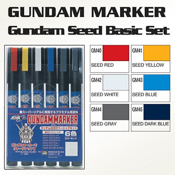 Gundam Marker Gundam SEED Basic Set GMS109 Bút tô màu Gundam – nShop ...