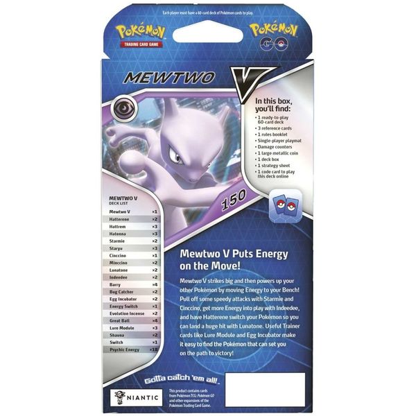 Thẻ bài Pokemon TCG Pokemon GO Mewtwo V Battle Deck – nShop - Game & Hobby
