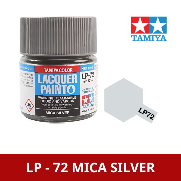 Sơn mô hình Tamiya Lacquer LP-72 Mica Silver chính hãng – nShop - Game ...