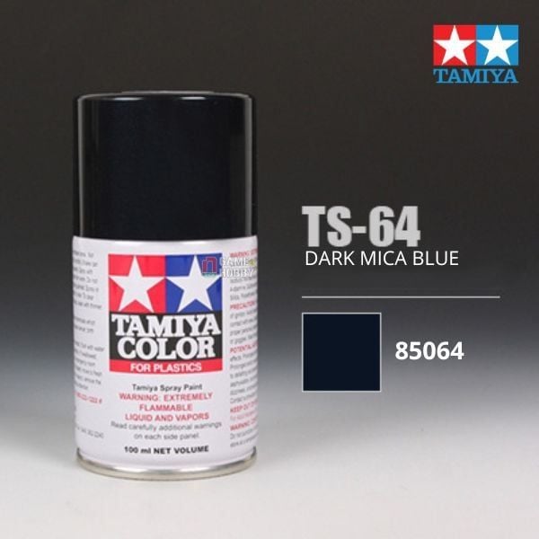 Sơn xịt mô hình Tamiya 85064 TS-64 Dark Mica Blue giá rẻ nhất – nShop ...
