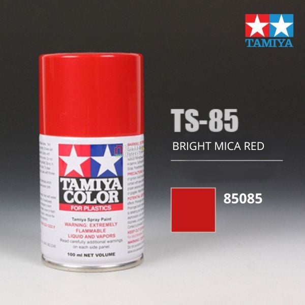 Sơn xịt mô hình Tamiya 85085 TS-85 Bright Mica Red giá rẻ – nShop ...