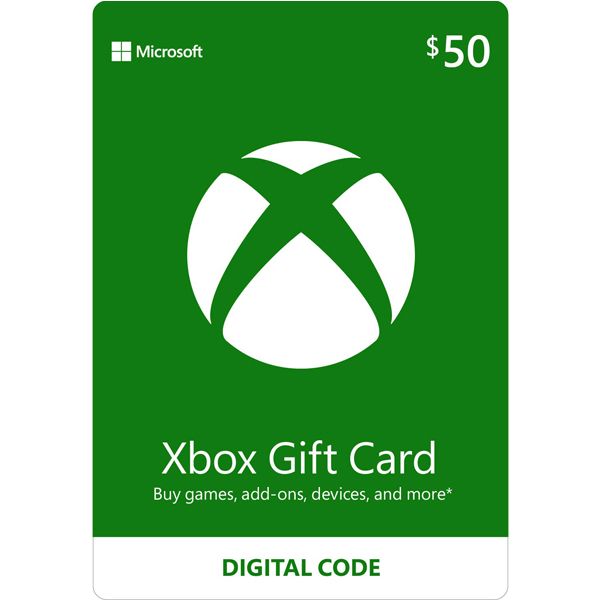 Thẻ nạp tiền Xbox Gift Card 50$ [Digital Code] chính hãng giá rẻ ...