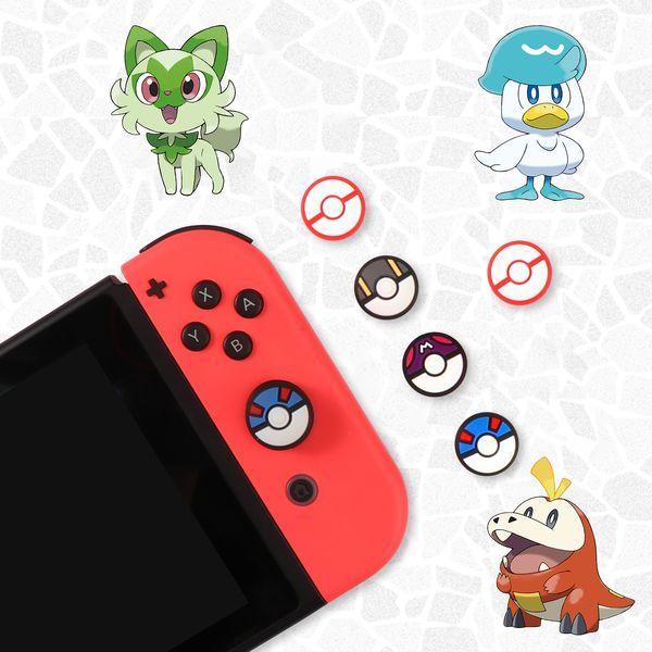 Cover analog Joy-con Nintendo Switch PokeBall Set đẹp mắt – nShop ...