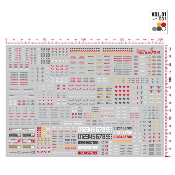 Decal nước dán mô hình Hobby Mio VOL1 – nShop - Game & Hobby