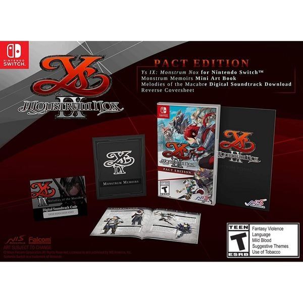 Game Ys IX Monstrum Nox - Pact Edition cho Nintendo Switch siêu hay ...