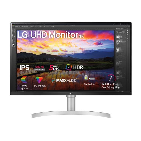 Màn Hình LG 32UN650-W 32" 4K IPS HDR Loa 5W