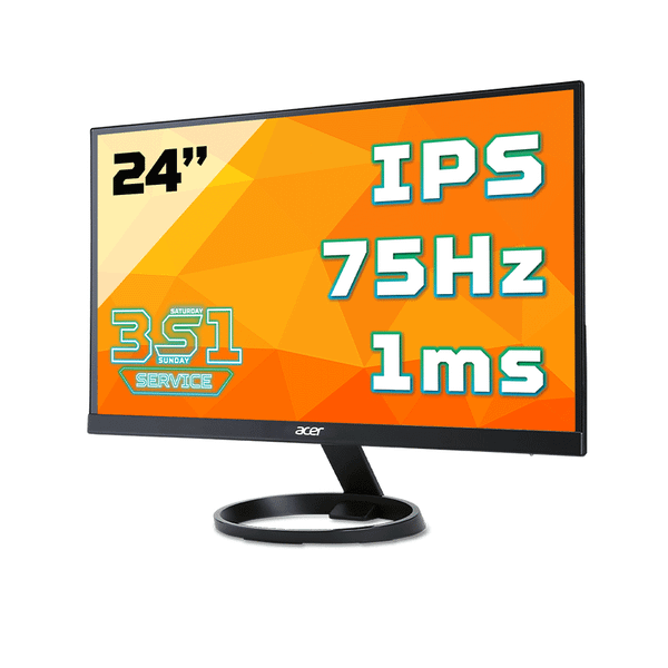 Màn Hình Acer R241Y 23.8 inch FHD IPS 75Hz 1ms